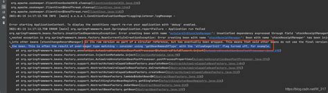 Nested Exception Is Orgspringframeworkbeansfactory