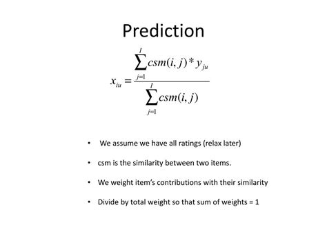 Ppt Cosine Similarity Item Based Predictions Powerpoint Presentation Id3896548