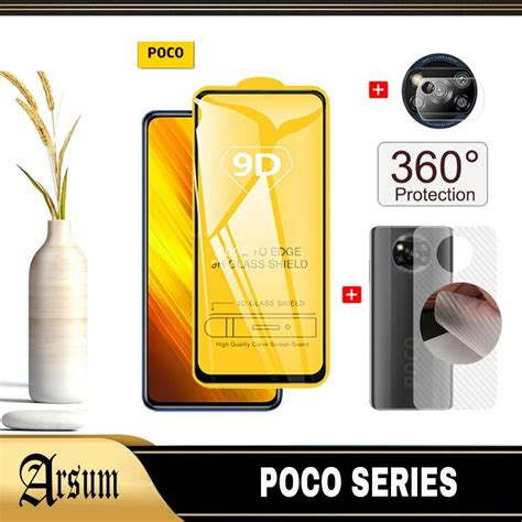 Jual PROMO 3IN1Tempered Glass XIAOMI POCO X3 PRO POCO X3 NFC POCO X3 POCO X3 GT Garskin Dan