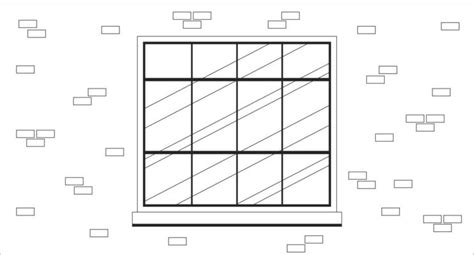Window Line Drawing Vector Art Icons And Graphics For Free Download