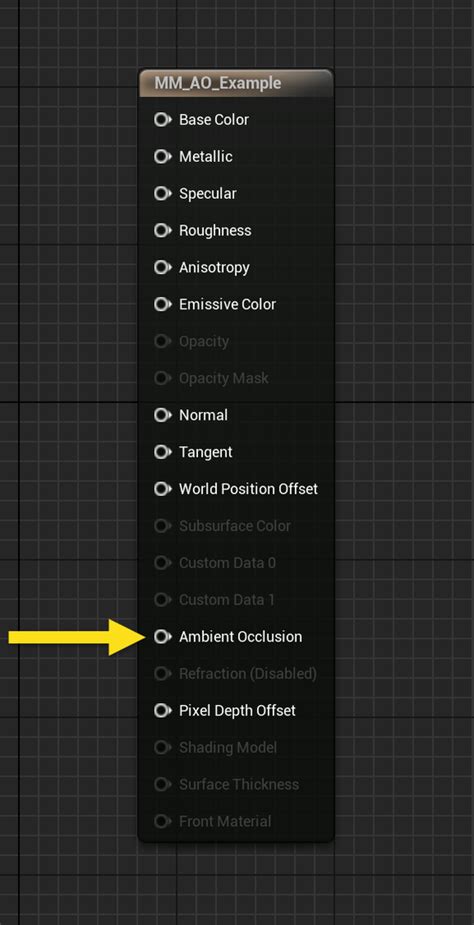 Material Ambient Occlusion AO In Unreal Engine Community Tutorial