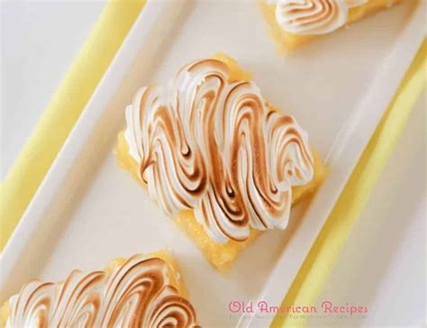 Lemon Meringue Pie Bars Old American Recipes