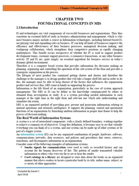 Chapter 2 Mis Pdf Information Business