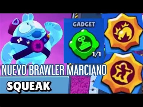 EstadÍsticas Habilidades Estelares Y Gadget De Squeak Brawl Stars