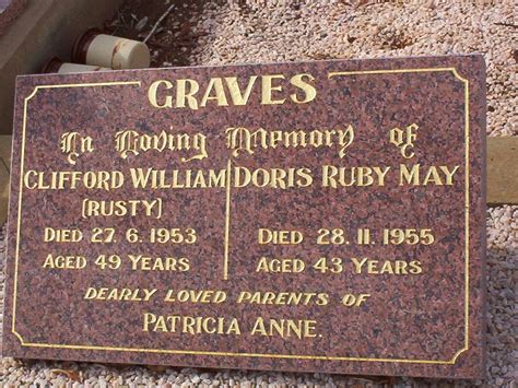 Doris Ruby May Graves 1912 1955 Find A Grave Memorial
