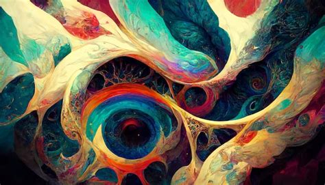 Premium Photo Abstract Beautiful Colorful Swirling Art Illustration