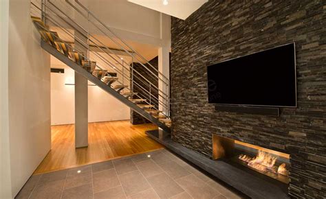Interior Stacked Stone Veneer Wall Panels Paneling