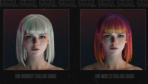 Lilah Chic Bob Ccxl Hair V1 Cyberpunk 2077 Mod