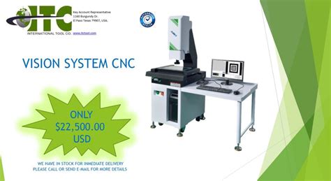 CNC Vision System ITC Tools