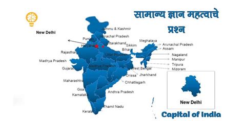 General Knowledge About India In Marathi
