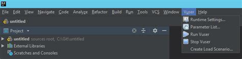 Create A Vuser Script In Intellij Idea