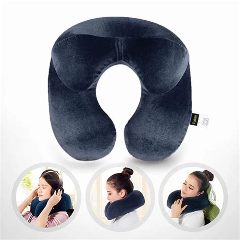 Travel Neck Pillow Memory Inflatable U Shaped Pillow Office Flight