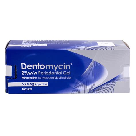 Dentomycin Periodontal Gel 5 X 0 5g Dentomycin Applicators