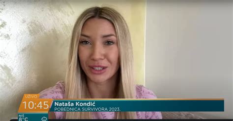 Nataša Kondić Upornost Je Najvažnija Za Pobedu U Survivor U