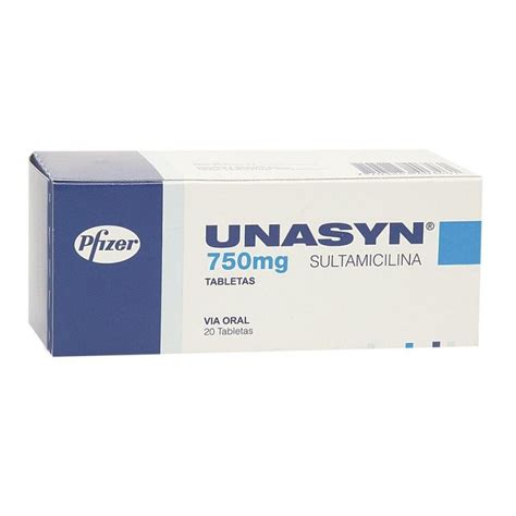Unasyn 750mg Caja 20tab Pfizer S A S