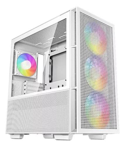 Gabinete Deepcool Ch Wh Coolers Argb Mesh Frontal Usb C Color