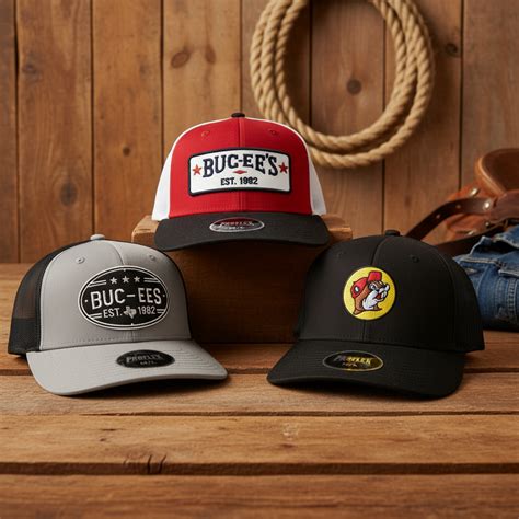 Authentic Pro Flex Hats With Buc Ees Logo Texas Snax