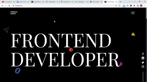 Faidat Toriola On Linkedin Frontenddeveloper Hiringnow Frontenddevelopment Frontend Html
