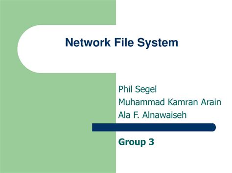 Ppt Network File System Powerpoint Presentation Free Download Id 6389278
