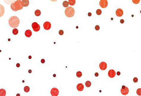 Light Red Vector Background With Bubbles 13438033 Vector Art At Vecteezy
