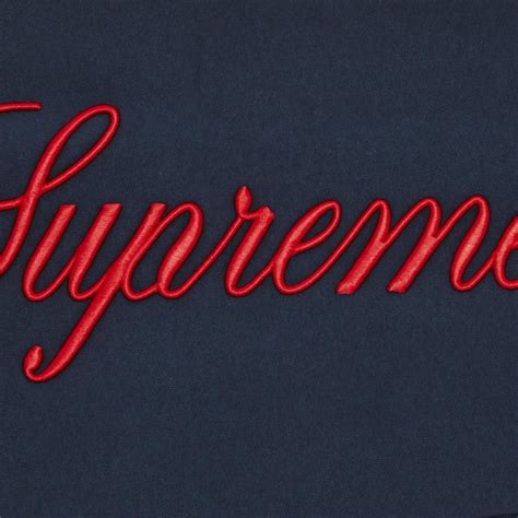 Buy Supreme Embroidered Script Sweatpant Navy Fw24p72 Navy Goat