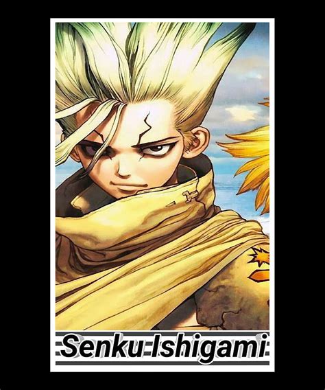 Lover Senku Ishigami Face Classic Unisex Mens Womens Digital Art By