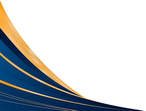 Blue And Gold Gradient Abstract Border For Business Or Certificate