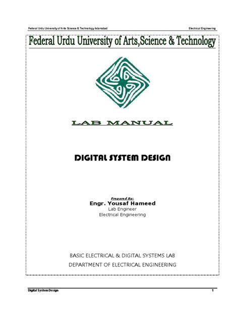 digital system design part 1 pdf