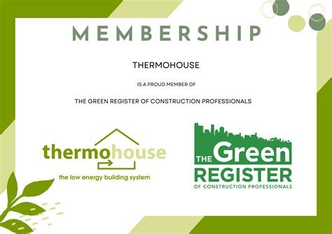 Thermohouse Has Joined The Green Register Of Construction Professionals