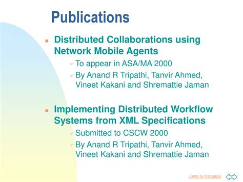 implementing distributed workflow systems from xml specifications ppt