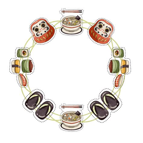 Funny Border Png Picture Funny Sushi Border Funny Lovely Sushi Png