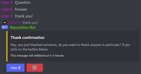 Giving Reputation Reputation Bot Your Community Driven Level System