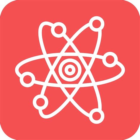 Premium Vector Atom Icon Style