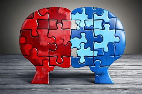 Sculpted Human Head With Glowing Brain Illustrating Cognitive Thought Neural Activity And The