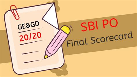 Sbi Po Final Scorecard Bankpo Sbipo Sbipofinalresult Sbipo2023 Sbi