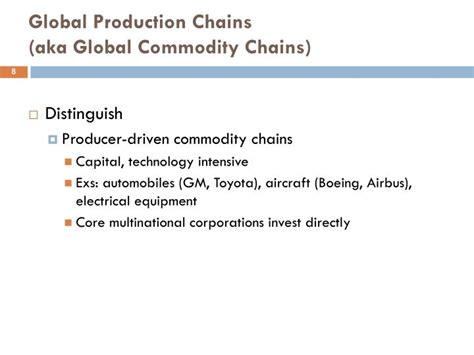 Ppt Global Commodity Chains And Labor Powerpoint Presentation Id