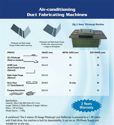 Duct Forming Machine At Best Price In India