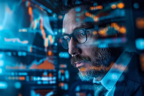 Premium Photo Financial Expert Analyzing Stock Market Trends