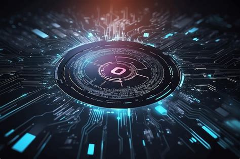 Premium Photo Security Cyber Digital Concept Abstract Technology Background
