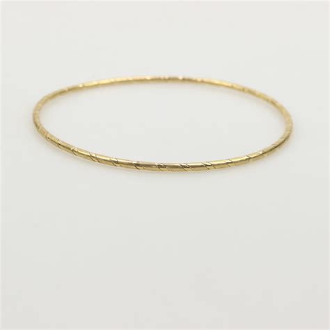 14kt Gold Bangle Bracelet Property Room