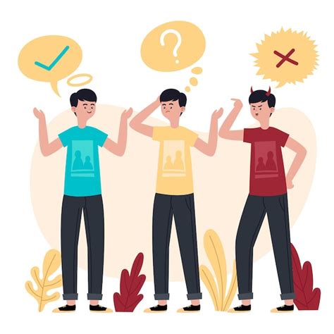 Ilustração De Dilema ético Vetor Grátis