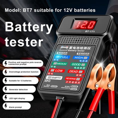 Car Batt Ery Tester 12v Cranking Charging Circut Tester Bat Tery Analyzer Tool Lazada