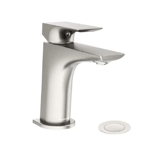 Symmons Verity Single Hole Single Handle Bathroom Faucet With Push Pop