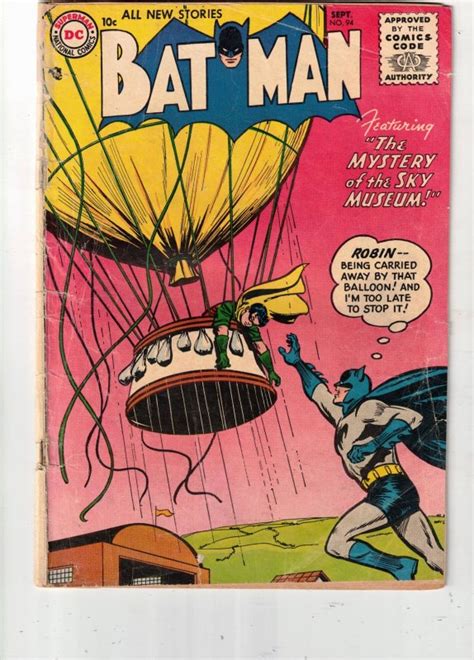 Batman 94 1955 1st Alfred As Batman Affordable Grade Vg Upper