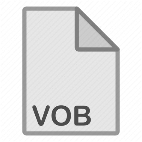 Extension File Format Hovytech Type Video Vob Icon Download On Iconfinder