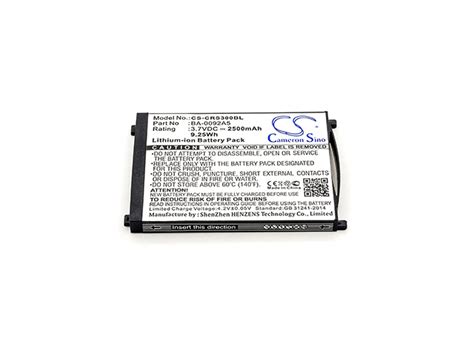 Replacement Battery For Cipherlab Rs30 Cipherlab Ba 0092a5