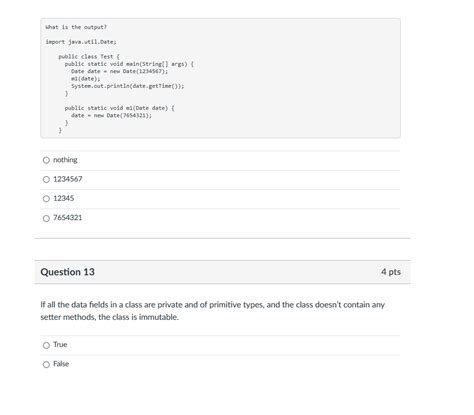 Solved Show The Output Of The Following Program Public