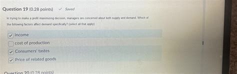 Solved Question 19 028 ﻿points ﻿savedin Trying To Make A