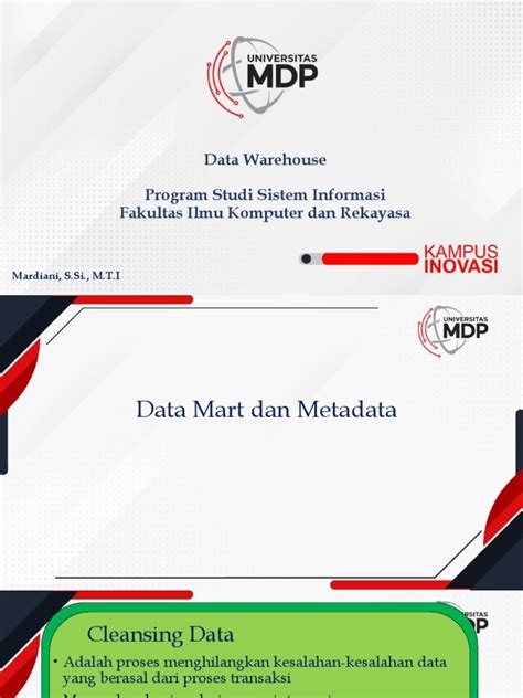 2 Datamart Dan Meta Data Pdf
