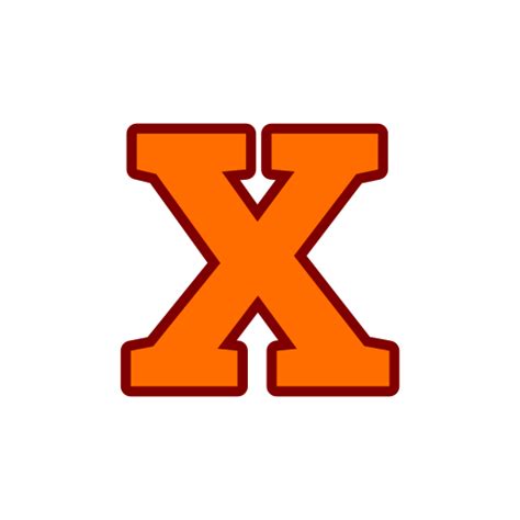 Letter X Generic Color Lineal Color Icon